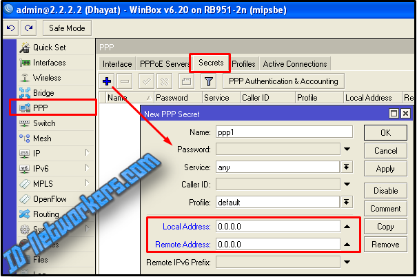 PPP Profiles Dan PPP Secret | Nur Hidayat