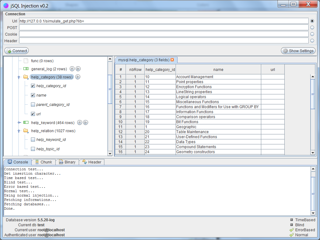 Jsql Injection V 20 Released Junookyos Blog