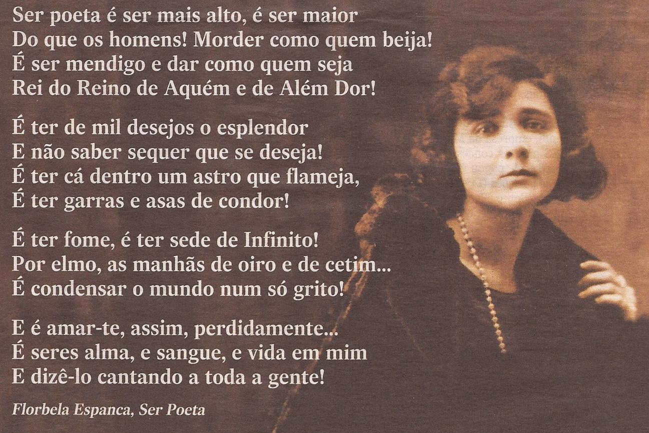 Pavilhão Literário Cultural Singrando Horizontes: Florbela Espanca (Ser ...