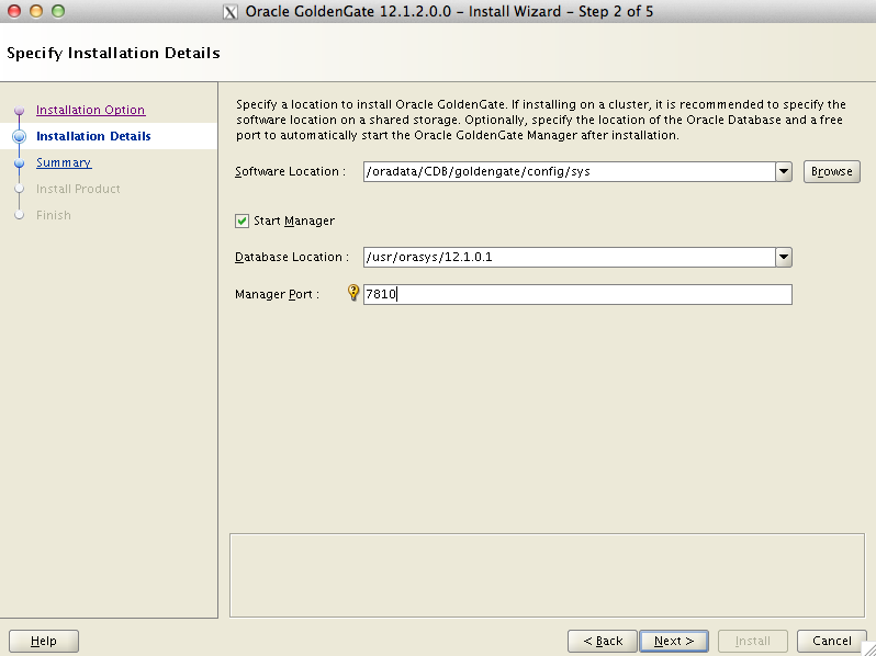 Oracle Dba Rac And Goldengate Oracle Goldengate 12c Installation In