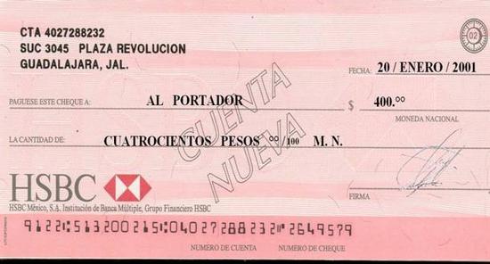 Monto Cheque Al Portador 2019 – cptcode.se