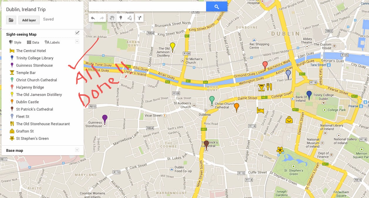 Travel Like a Boss Series: How to Create a Custom Itinerary Map | We ...