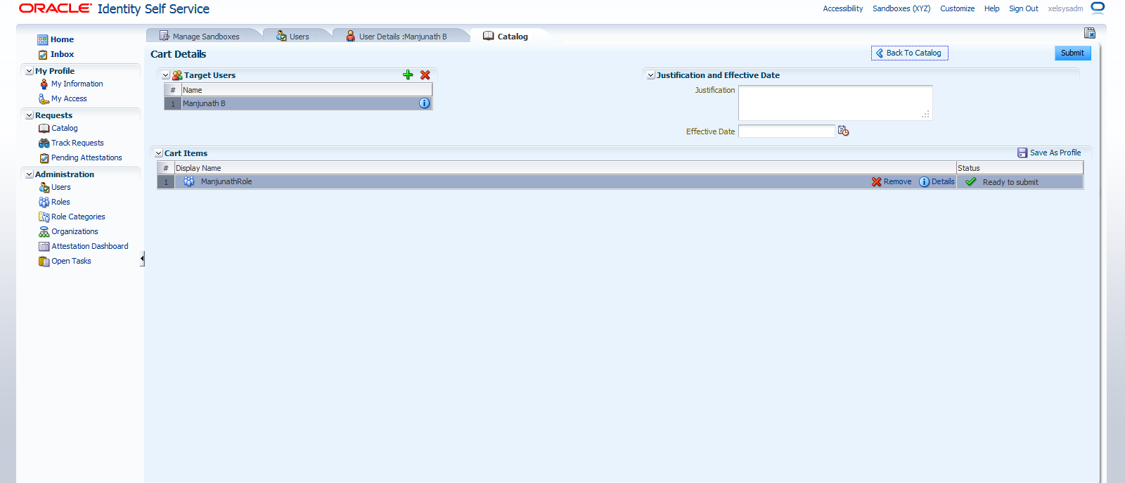 Oracle Identity Manager (OIM) 11G R2 PS2/PS3/12C: Create User and Customize Fields, Create Role ...