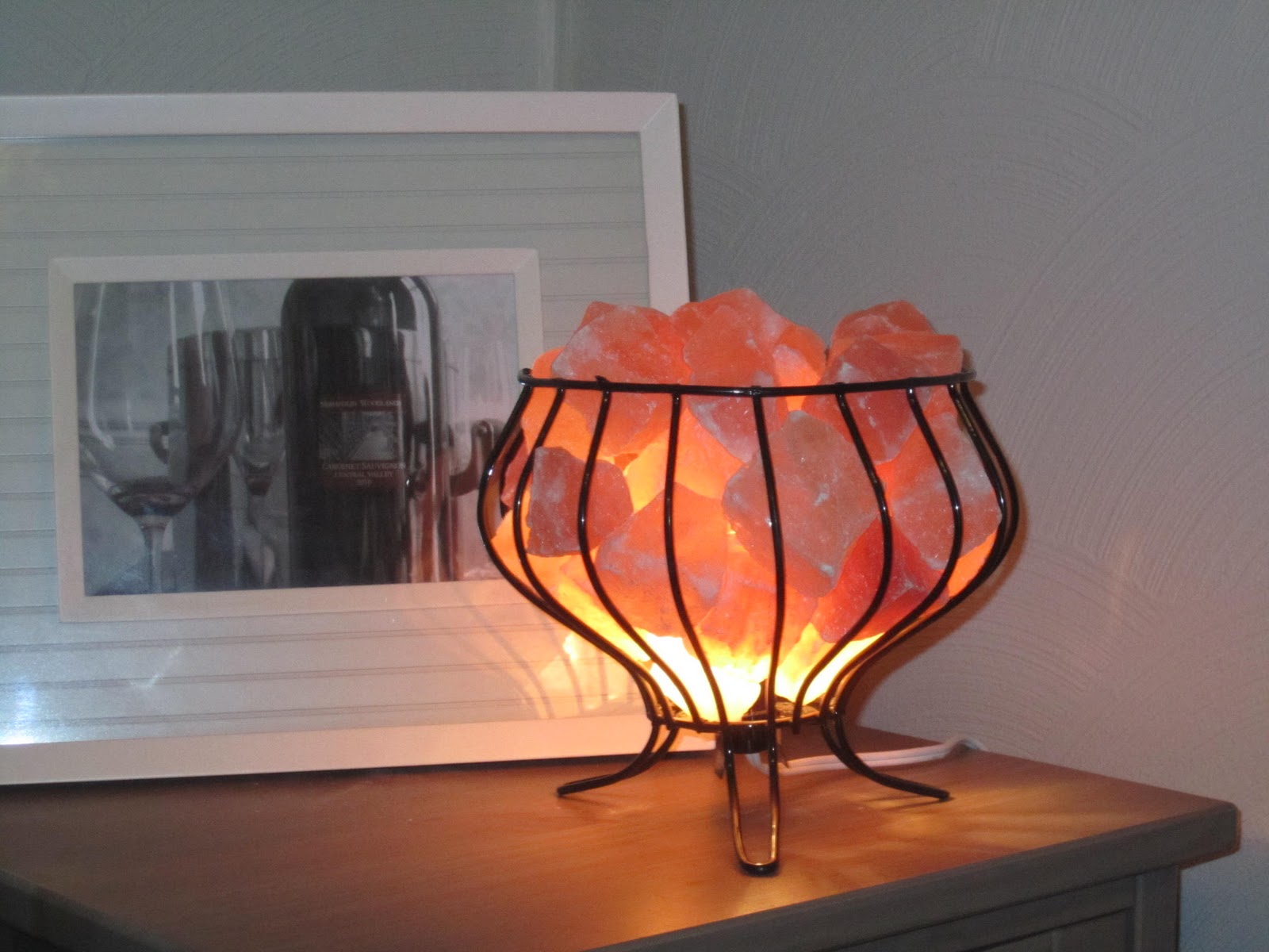 MY LIFE AS A PLATE:: Our Awesome Salt Lamp