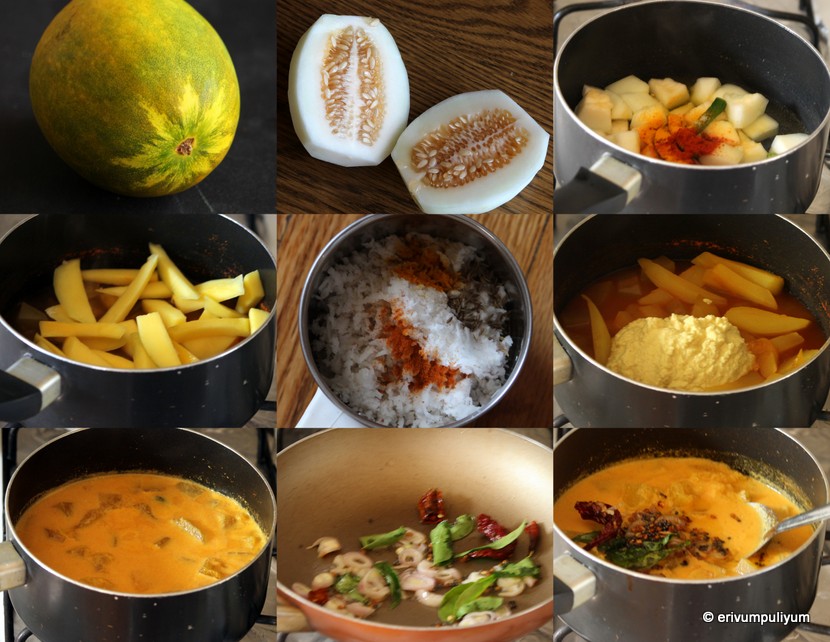 Erivum Puliyum: Vellarikka Pulinkari | Dosakai(Cucumber) -Mango Curry