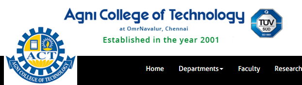 Teaching Faculty Plus Other Vacancies at Agni College of Technology ...