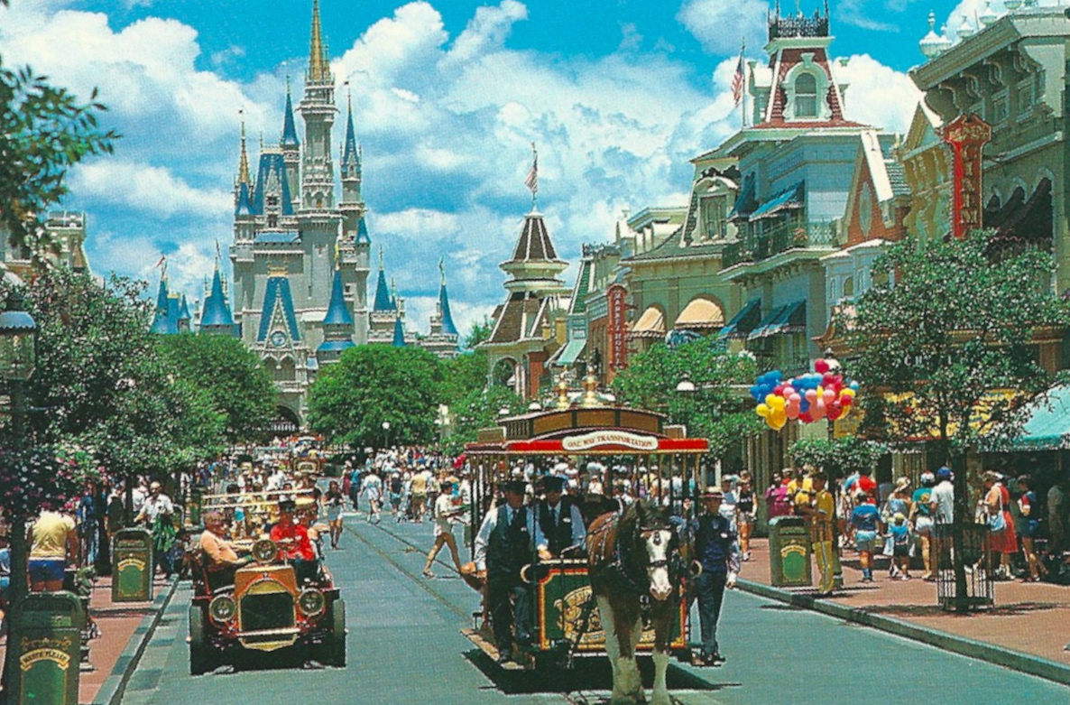 My Favorite Disney Postcards: Main Street