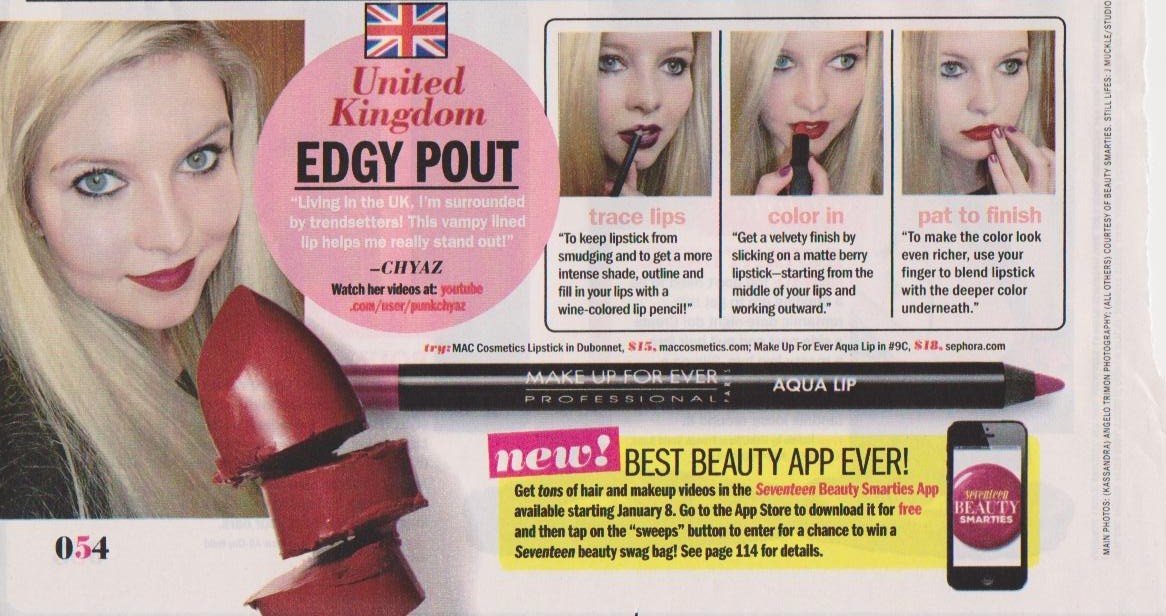 Life as Art: Global Beauty- Seventeen Magazine