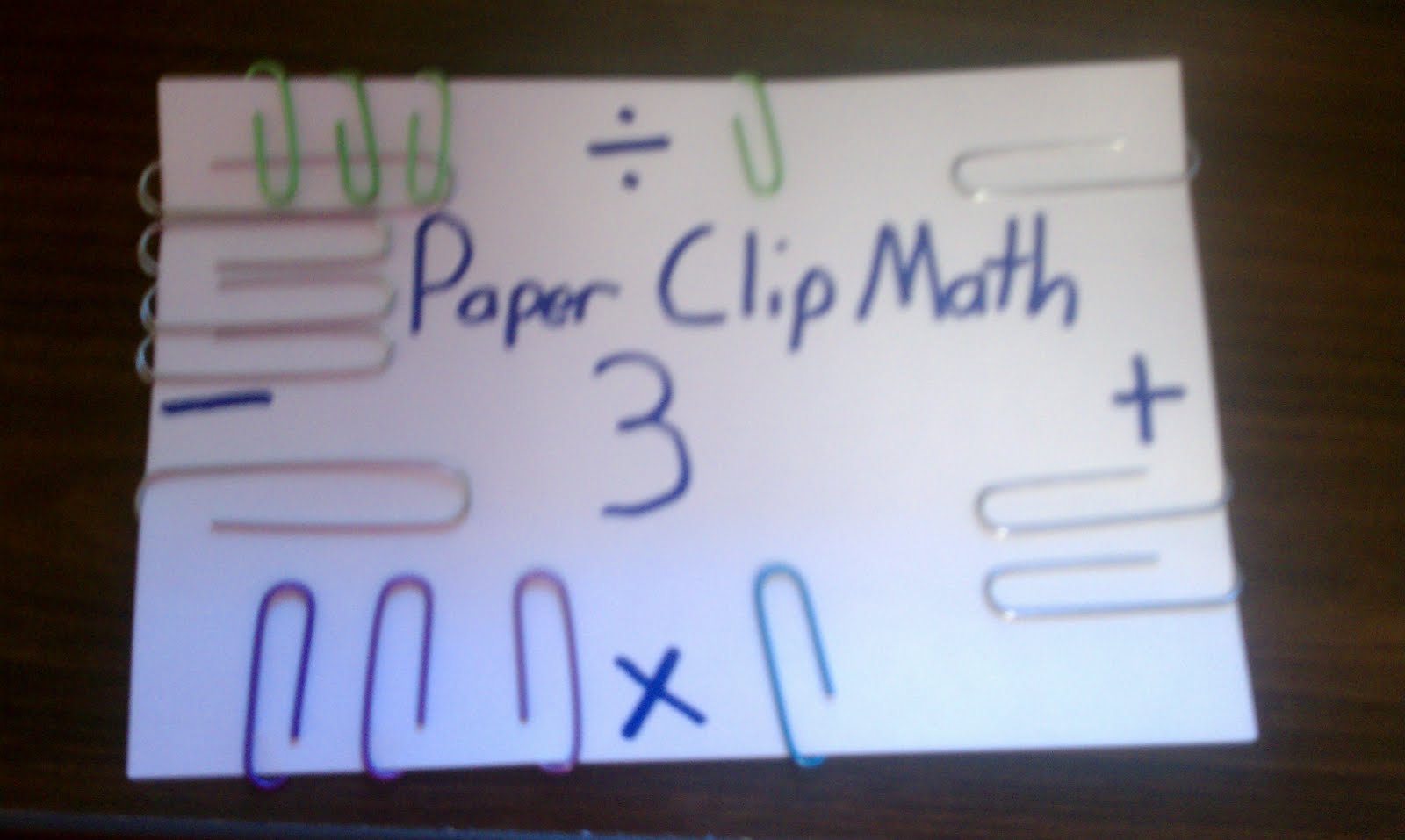 Hands On Math: Paperclip Multiplication, Division, Addition and Subtraction