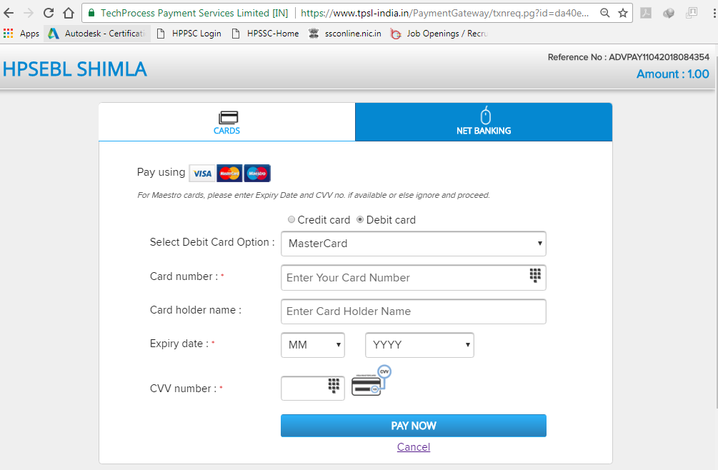 How to pay your Electricity bill online in HP on HPSEB (Himachal ...