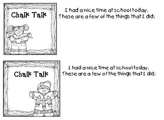 Chalk Talk Fun - Classroom Freebies