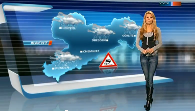 THE APPRECIATION OF BOOTED NEWS WOMEN BLOG : German Weather Girl Maira ...