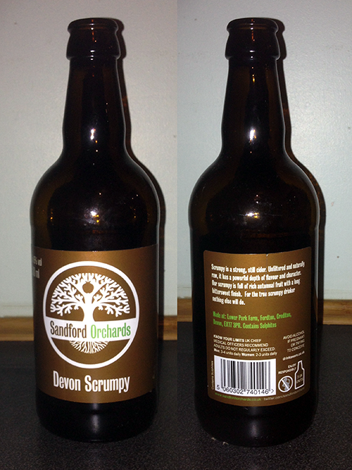 Cider Pages: Sandford Orchards Devon Scrumpy