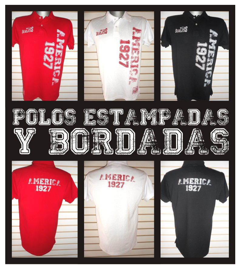 Los Skarlatas ★ La Mecha Se Lleva Con Orgullo: POLOS NUEVAS CON BORDADO ...