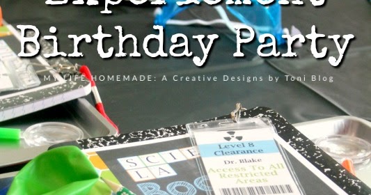 Science Lab Experiment Birthday Party | my life homemade