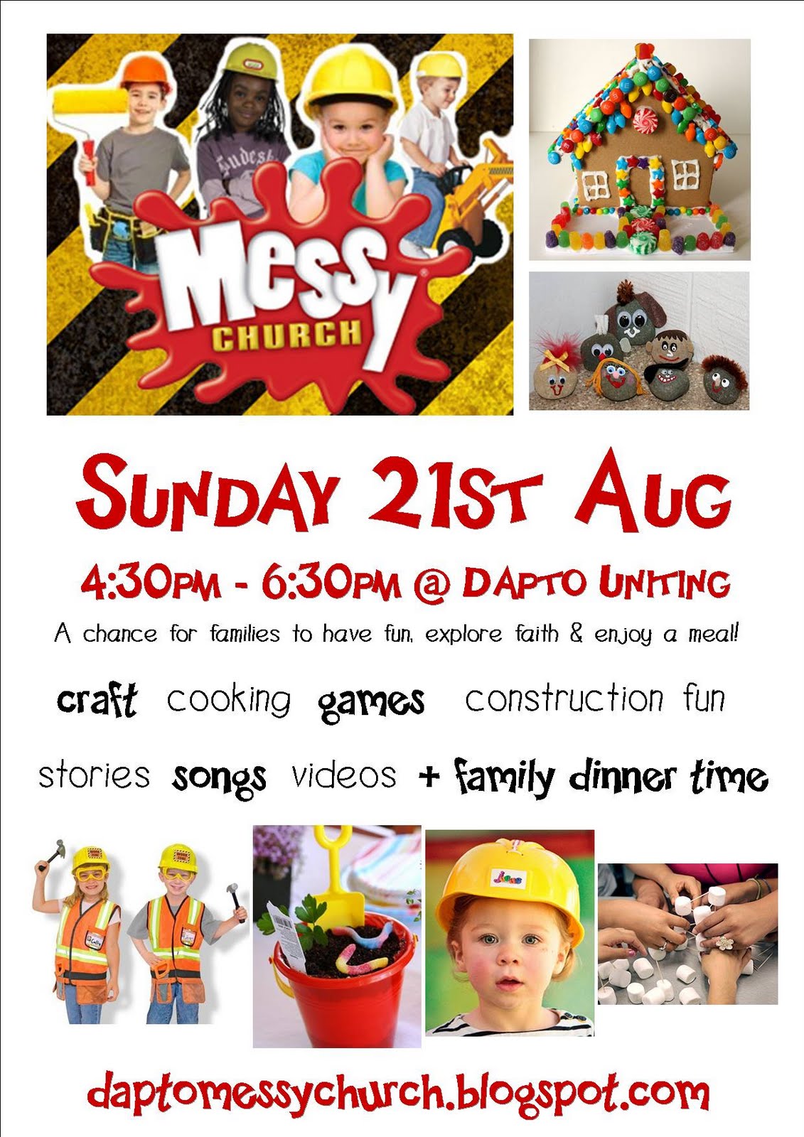 Messy Church @ Dapto Uniting: Invite your family and friends!
