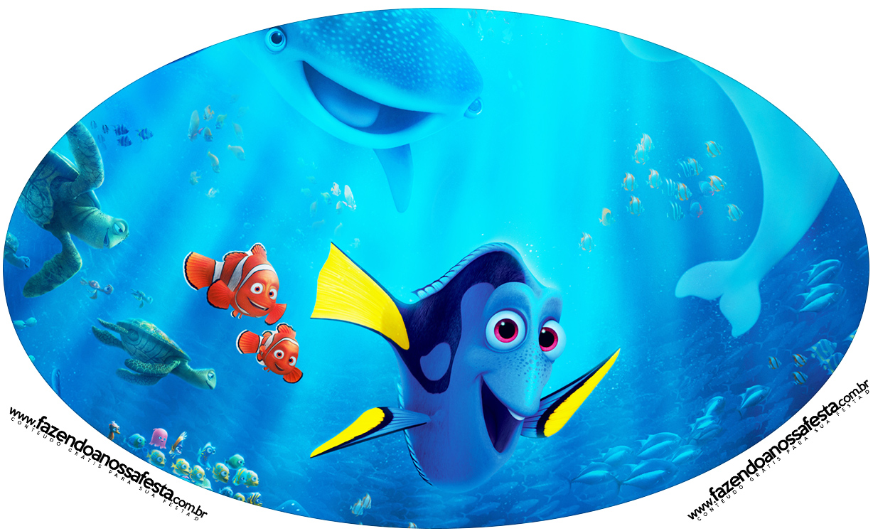 Finding Dory: Free Printable Cupcake Toppers and Wrappers. - Oh My ...