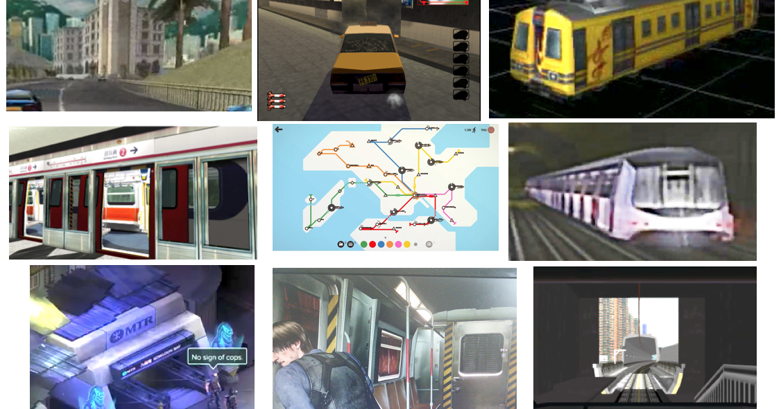 Hong Kong in video games 電玩香港: Trains