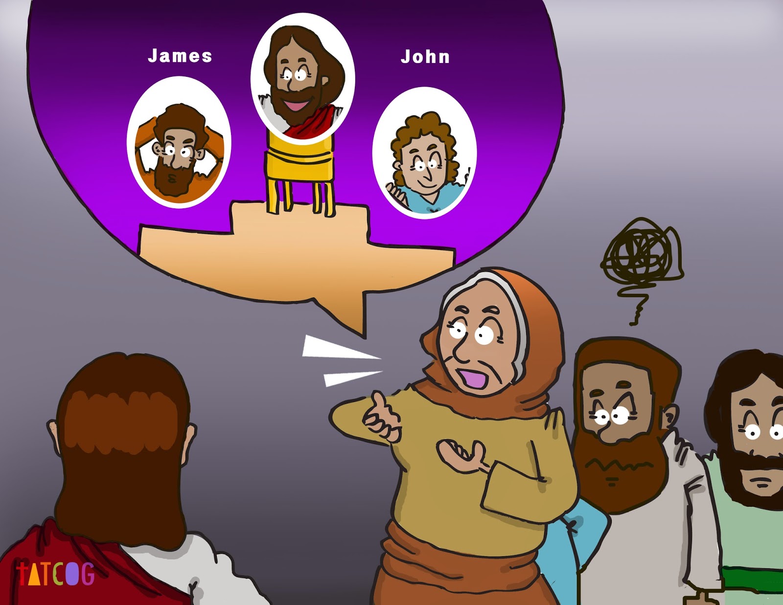 TATCOG SCHOOL: (32) Jesus talks about serving others