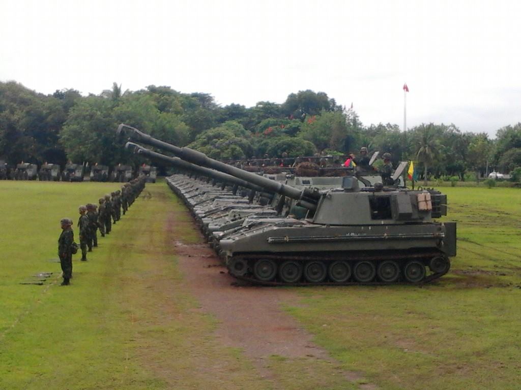 THAIDEFENSE-NEWS: ปืนใหญ่อัตตาจร M109A5_กองพันทหารปืนใหญ่ที่ 721