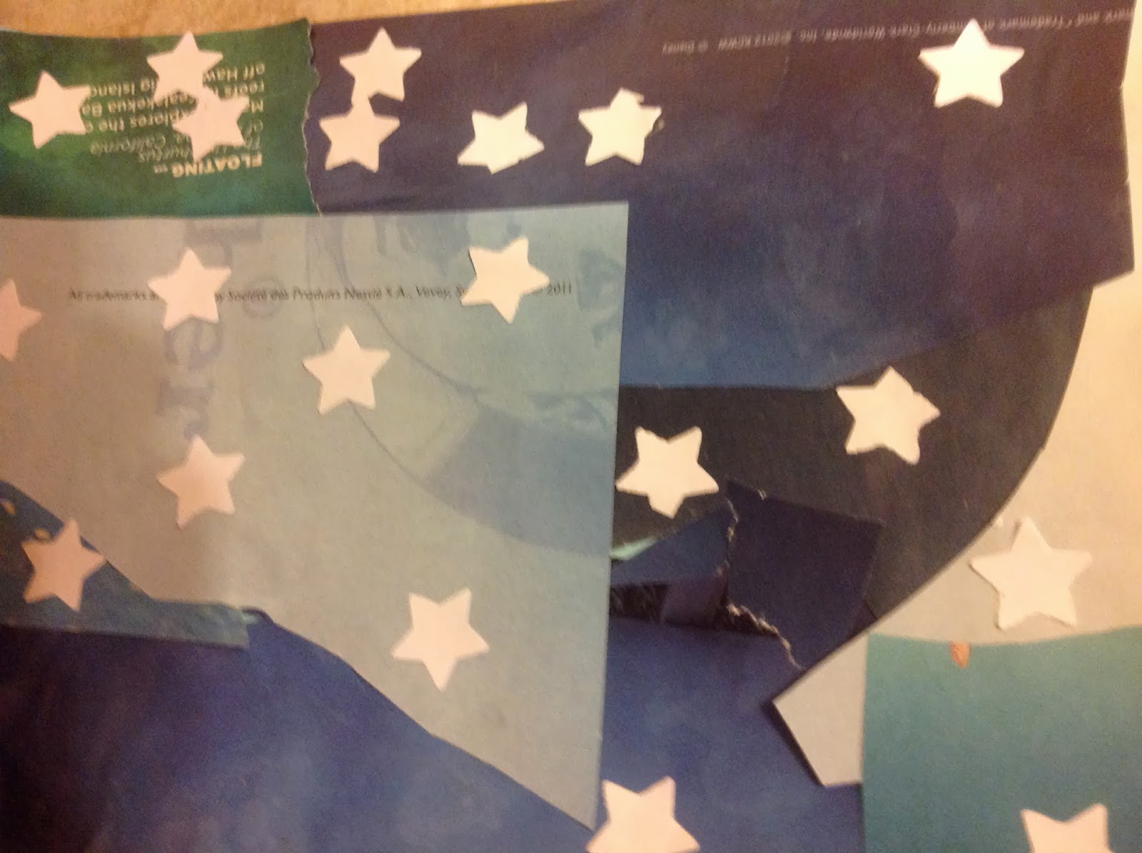 Puddle Wonderful Learning: American Flag Collage