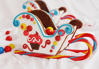 Gingerbread Sleigh Tutorial and Template