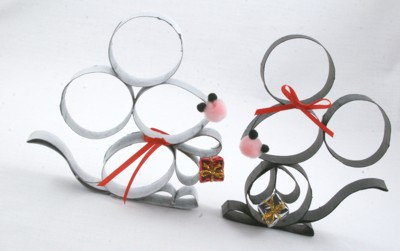 Childmade Tutorials: Paper Roll Mice