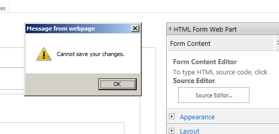 Purna S More Sharepoints Error Cannot Retrieve Properties At This Time And Cannot Save Your