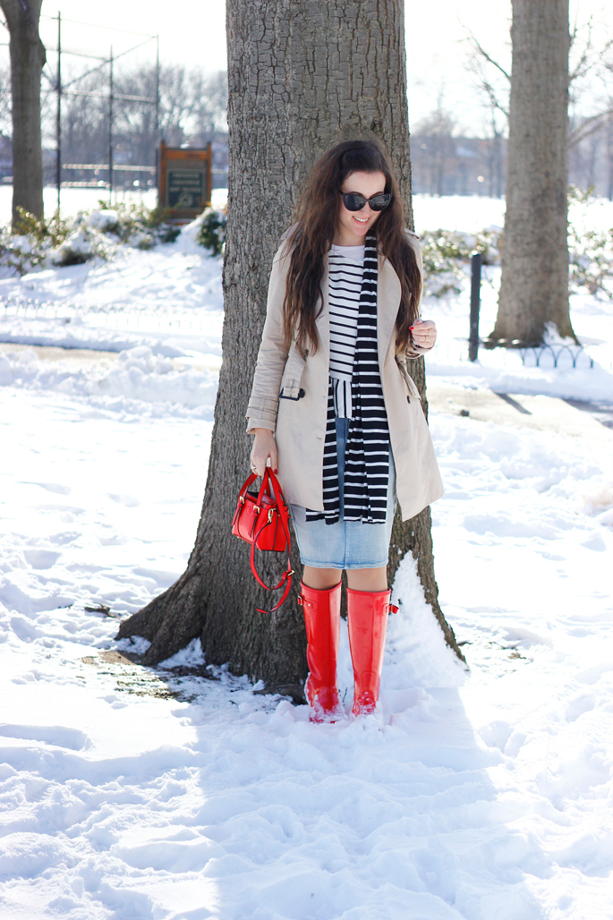 RED WELLIES | Styled by FREIDY