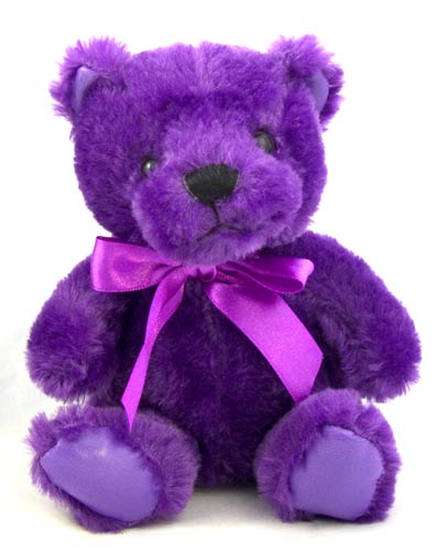 Plush Purple Teddy Bear ~ Purple World