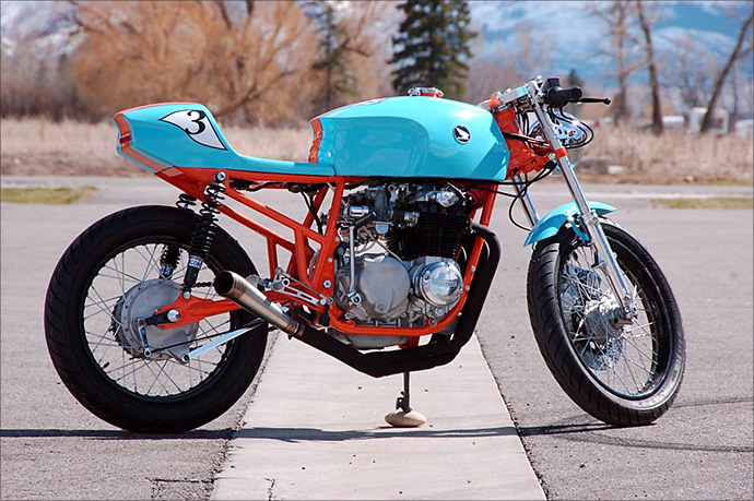 Le Mans Special - Gulf by Ringo - RocketGarage - Cafe Racer Magazine