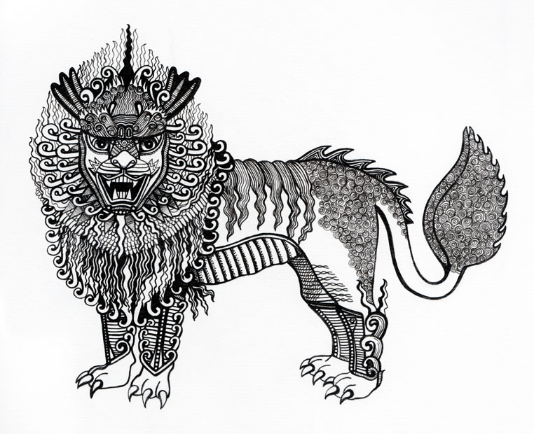 Anna-Claire Illustration: Foo Dog