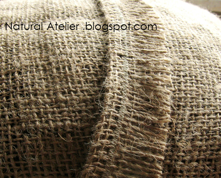 Natural Atelier: Jute pillows Plaisir de Lavande... 100% natural, eco ...