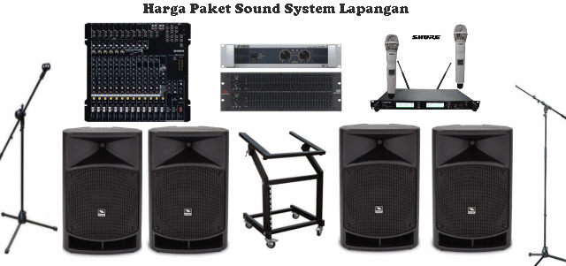 Harga Paket Sound System Khusus Pidato Di Lapangan Januari 2021