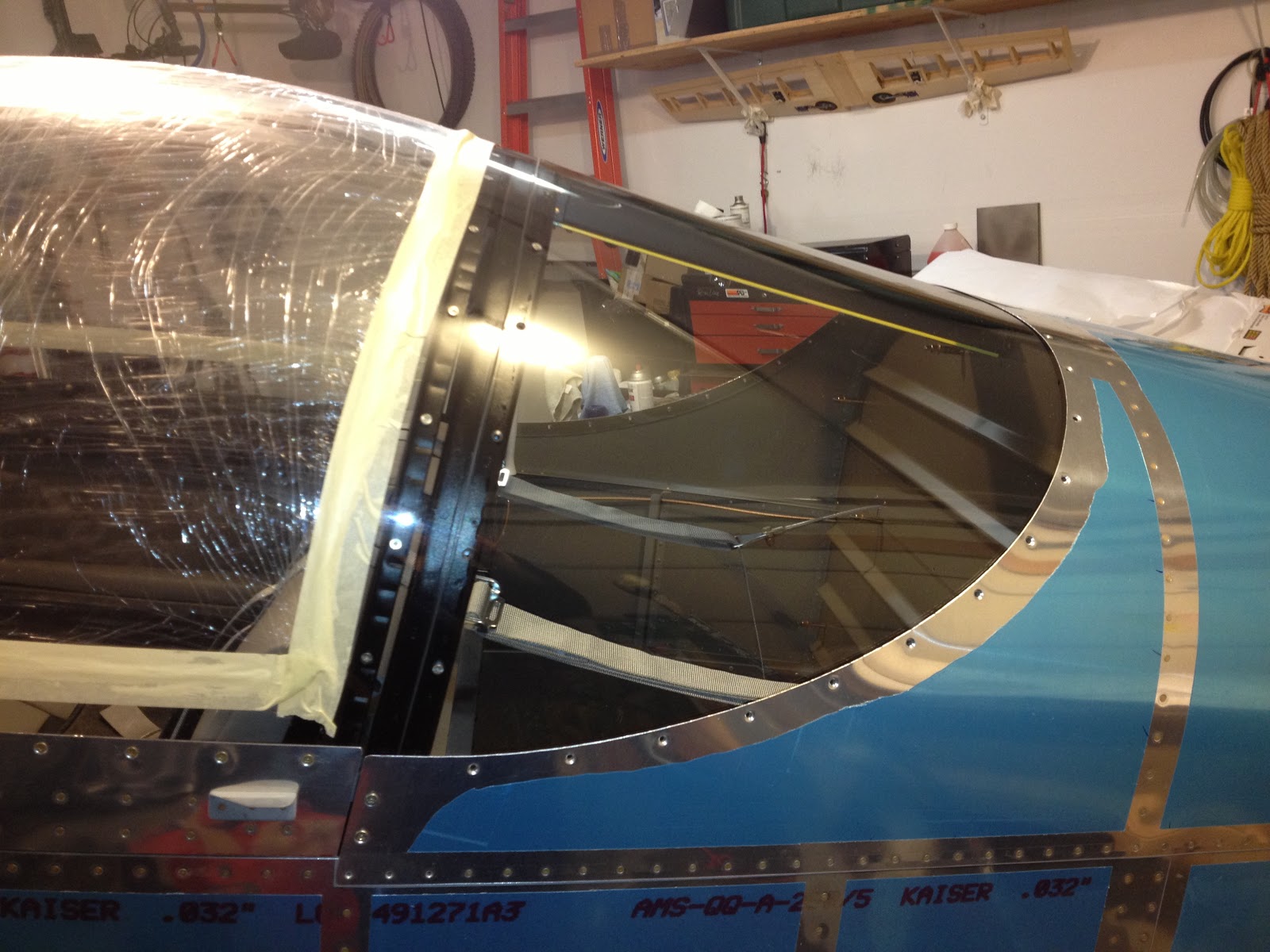 Chad and Bekah's RV-7: Canopy fitting complete - Ready for the Move