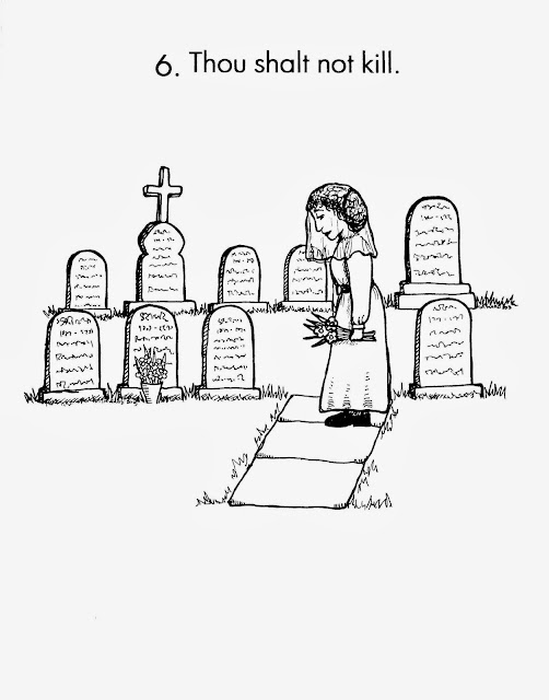 6th Commandment Coloring Sheet Coloring Pages