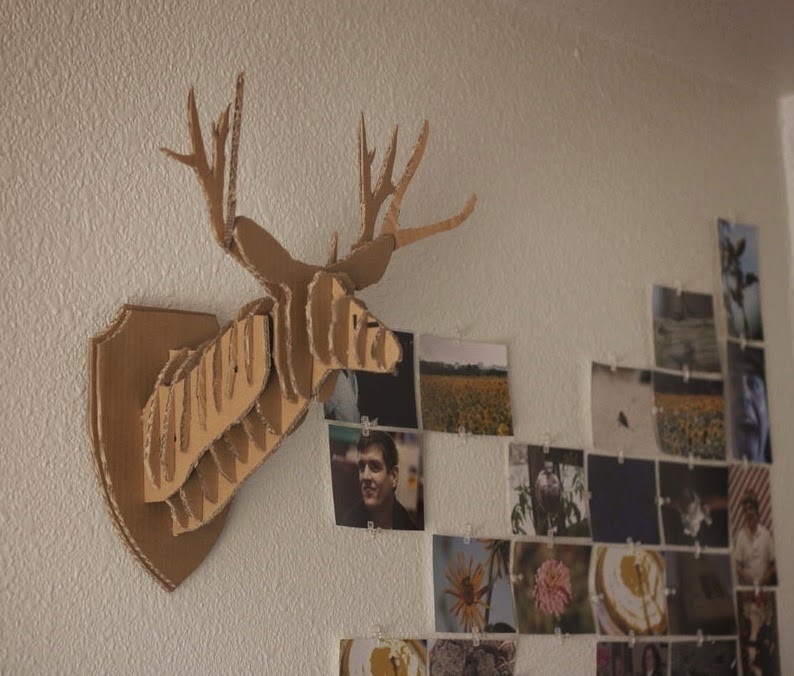 Hiasan Dinding: Kepala Rusa dari Kardus Bekas - Ide Plus