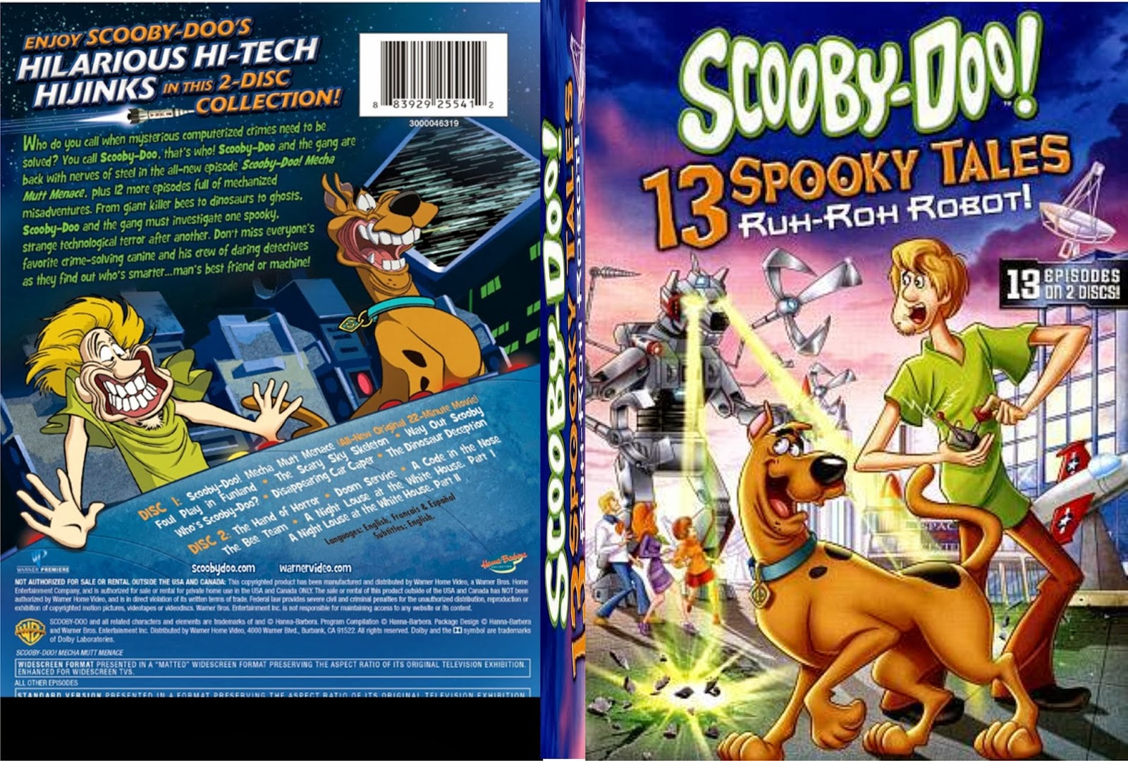 ESTRENOS EN BLU RAY: SCOOBY DOO RUH ROH ROBOT