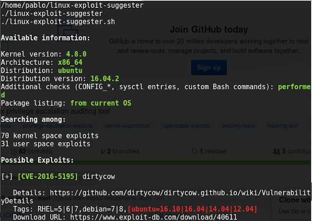 Un informático en el lado del mal: Linux Exploit Suggester: ¿Cómo puedo hackear este Linux?