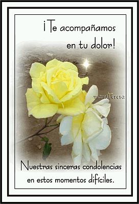 Tarjetas para dar el pésame | Trato o truco