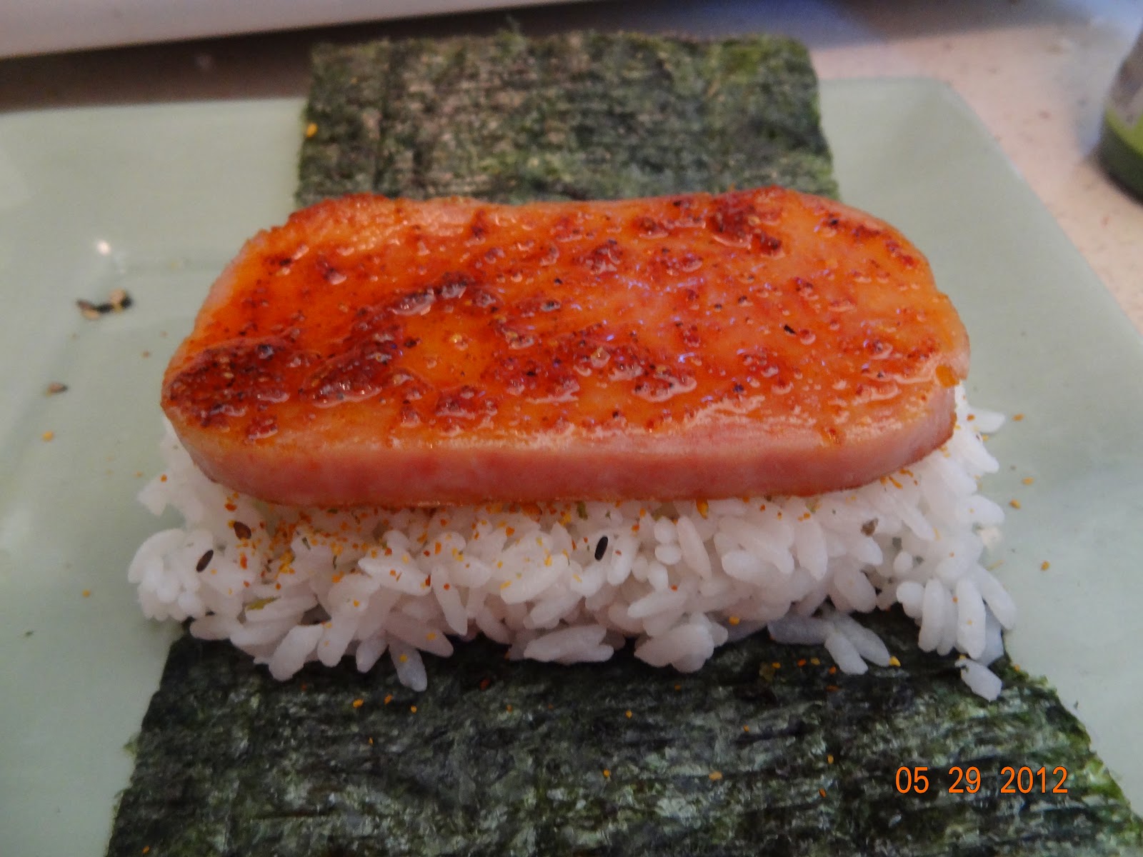 Miss Mochi's Adventures: Spam Musubi: Hapa Food