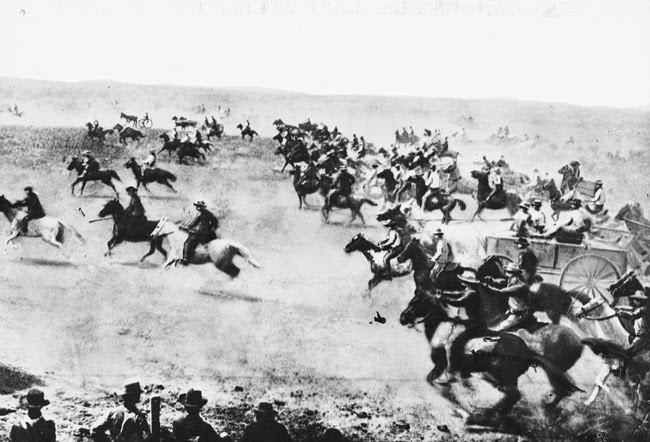 Today in History: APRIL 22 = The Oklahoma Land Grab of 1889