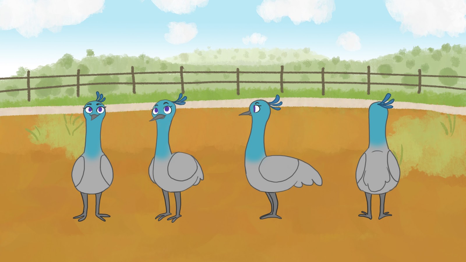 Model Turnaround Sheets - Birds of a Feather