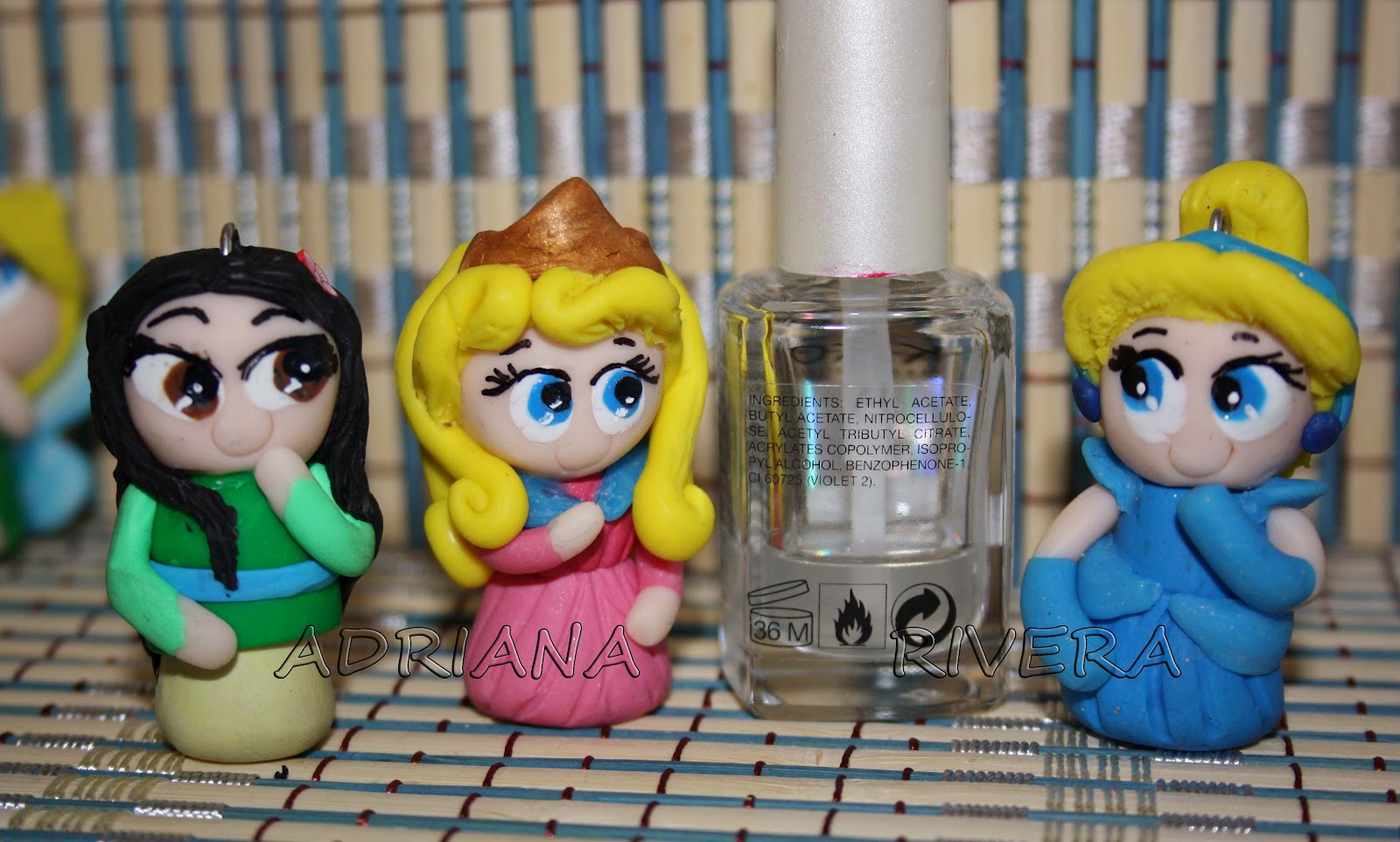 ADRIANARTE1: PRINCESAS DISNEY FIMO (arcilla polimérica)