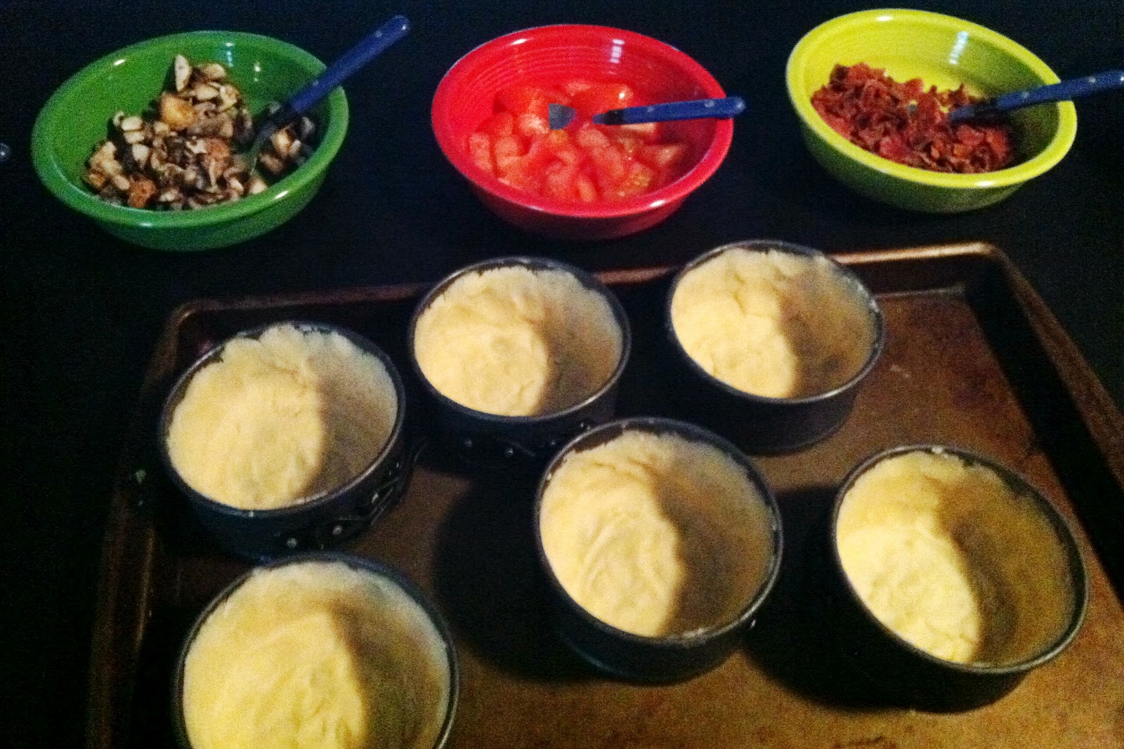 The Spatularettes: Make-Your-Own-Quiche Bar