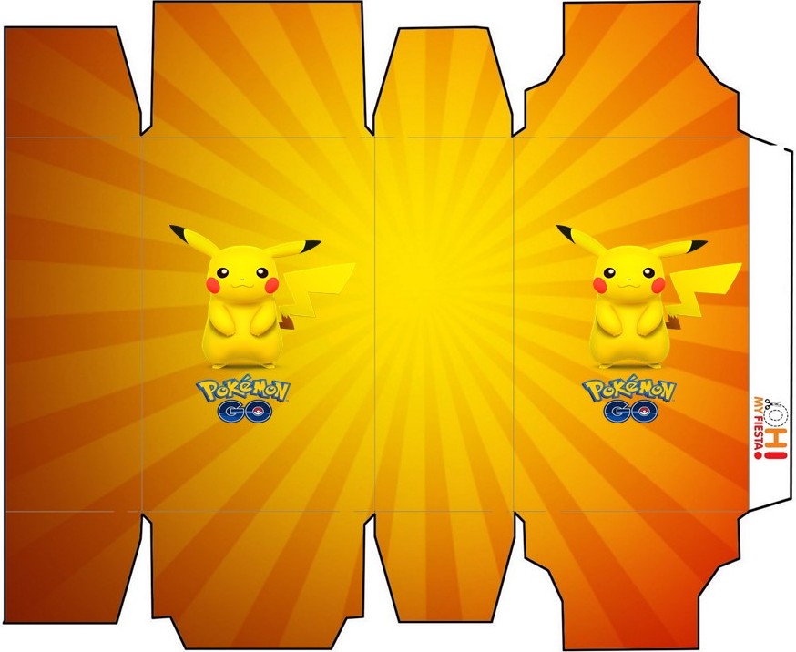 Pikachu: Free Printable Boxes. - Oh My Fiesta! for Geeks