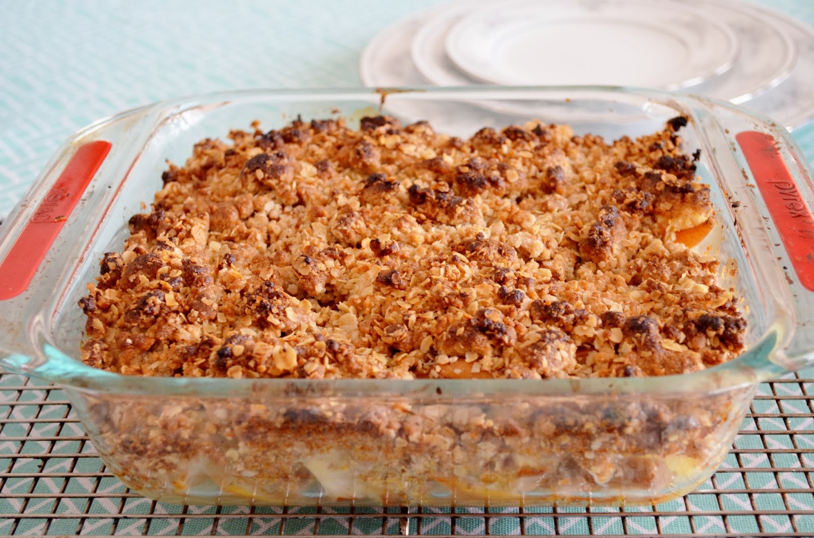 Our Beautiful Mess: Pear Crisp with Oat Topping