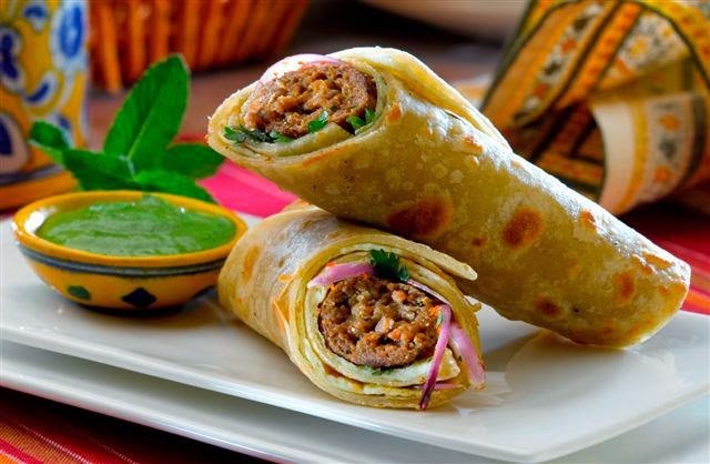 Ultimate Food Lovers: Non-Veg Frankie - Kathi Kabab Roll