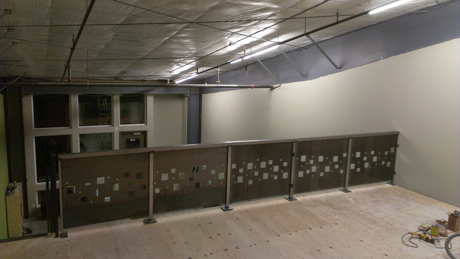 metalbox industrial designs: Mezzanine Railing